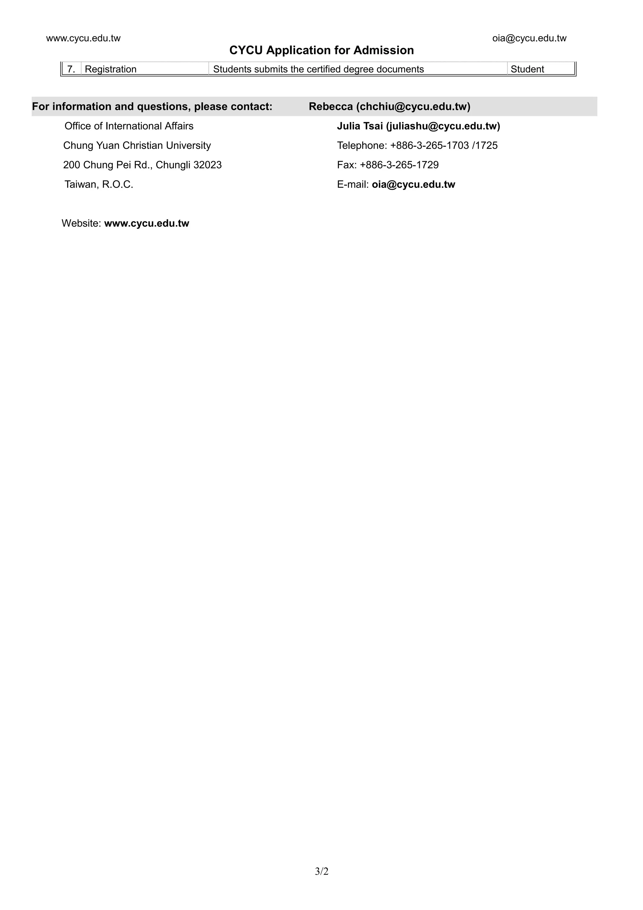 Application for admission (digs)950213 | DOC