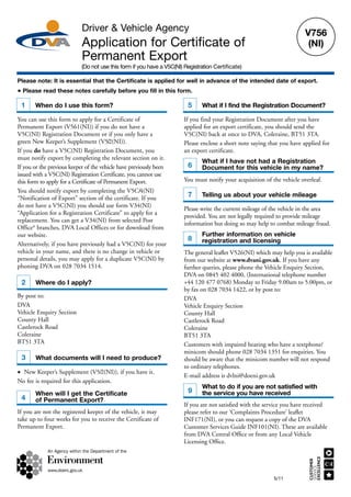 Application for certificate of export | PDF