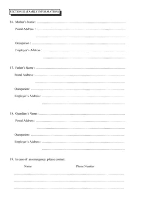 Application form | PDF