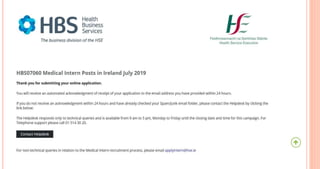 Application for Medical Internship in Ireland for Graduates of Polish ...