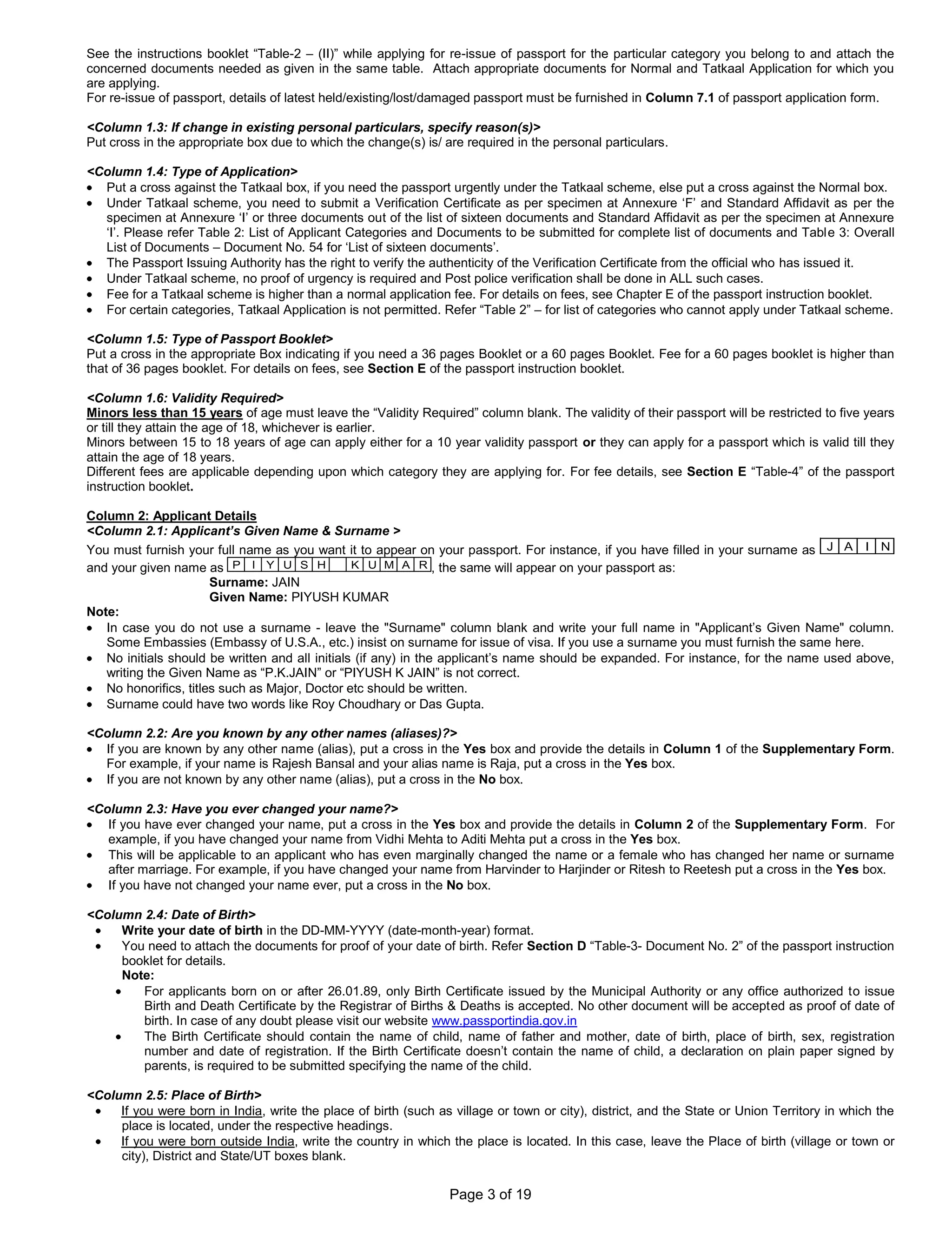 Applicationform instructionbooklet v3.0 | PDF