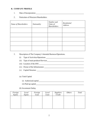 Application forms | PDF | Business Accounting & Finance | Business