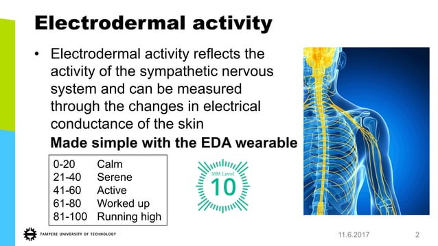 Application for pre-processing and visualization of electrodermal ...