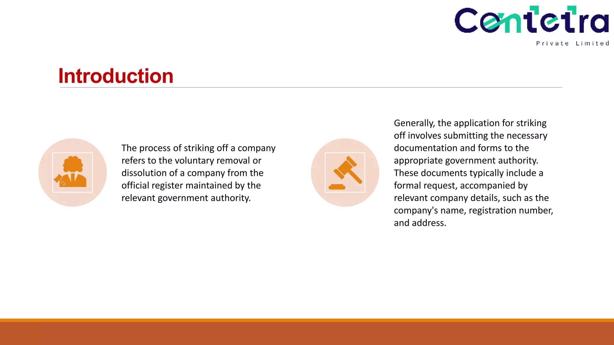 application for strike off a company | PPT