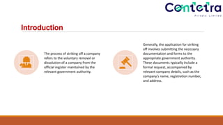 application for strike off a company | PPT