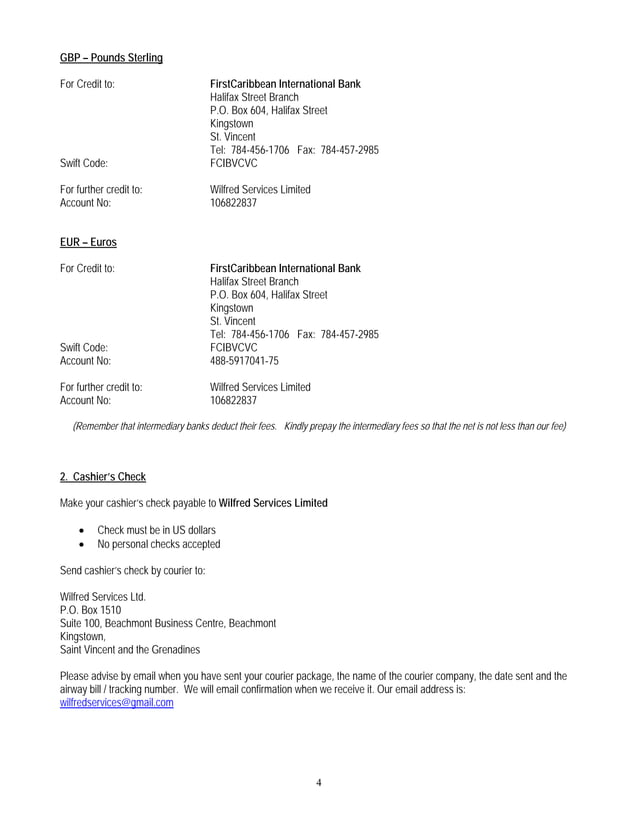 Application For The Formation of an IBC | PDF