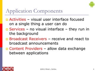 application Fundamentals Android Introduction | PPT