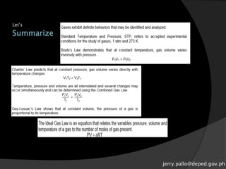Application gas laws pt | PDF