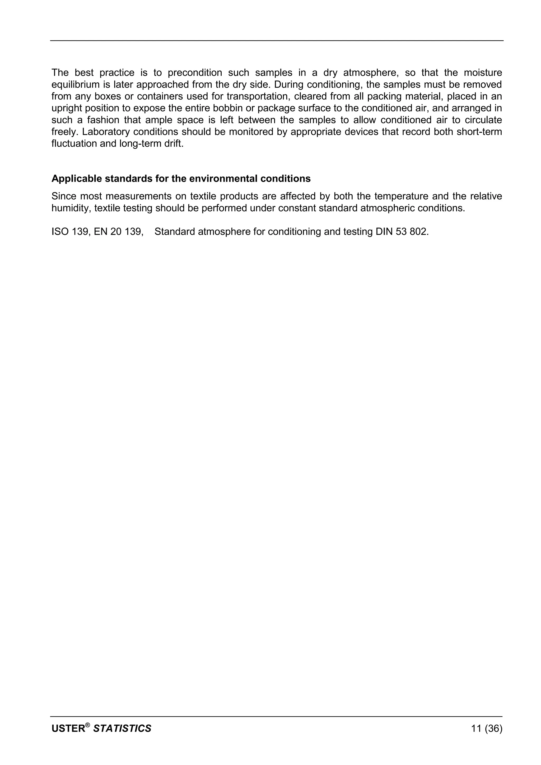 Application handbook uster_statistics_2013 | PDF