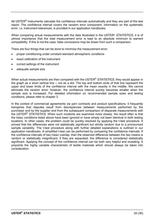 Application handbook uster_statistics_2013 | PDF