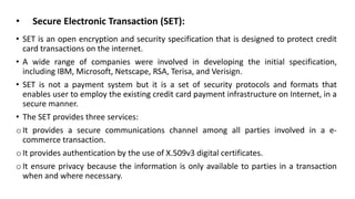 Application hardening, Secure Socket Layer(SSL) & Secure Electronic ...