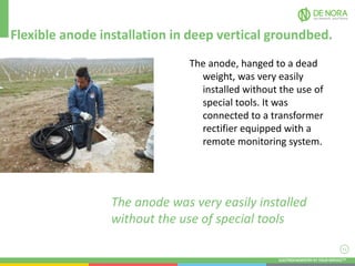 Application in deep vertical groundbeds of linear flexible anodes | PPT