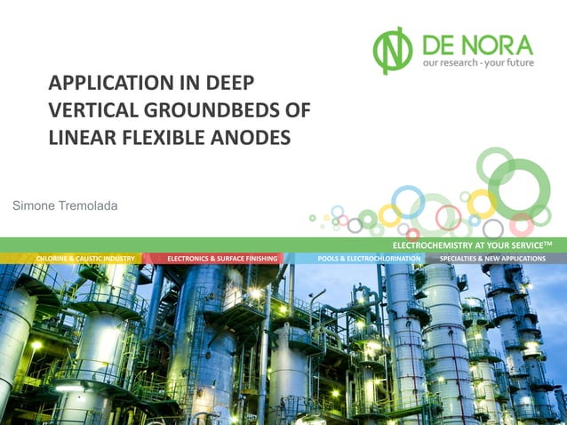 Application in deep vertical groundbeds of linear flexible anodes | PPT