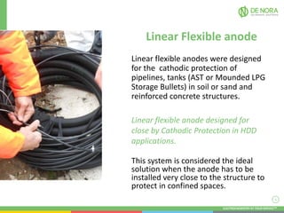 Application in deep vertical groundbeds of linear flexible anodes | PPTX