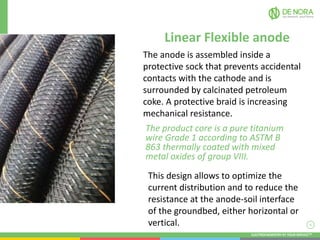 Application in deep vertical groundbeds of linear flexible anodes | PPTX