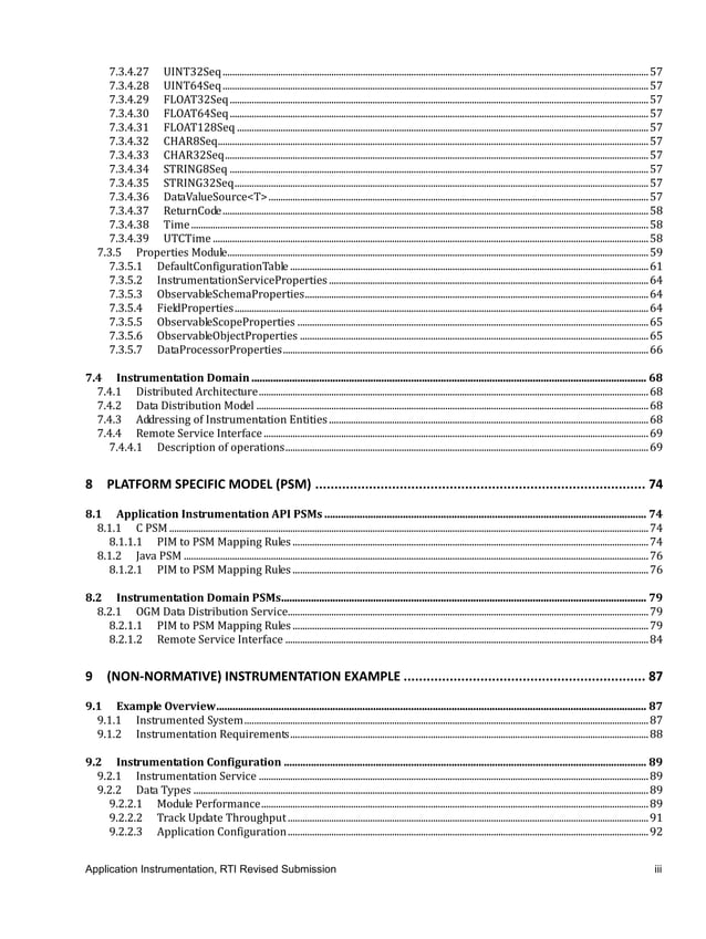 OMG Application Instrumentation Specification | PDF