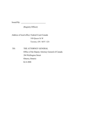 Steven Duesing, Nicole Mathis v. The Attorney General of Canada | PDF