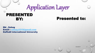 Application layer | PPT