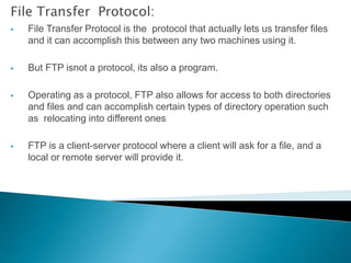 Application layer and protocols of application layer | PPT