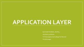 Application layer | PPT