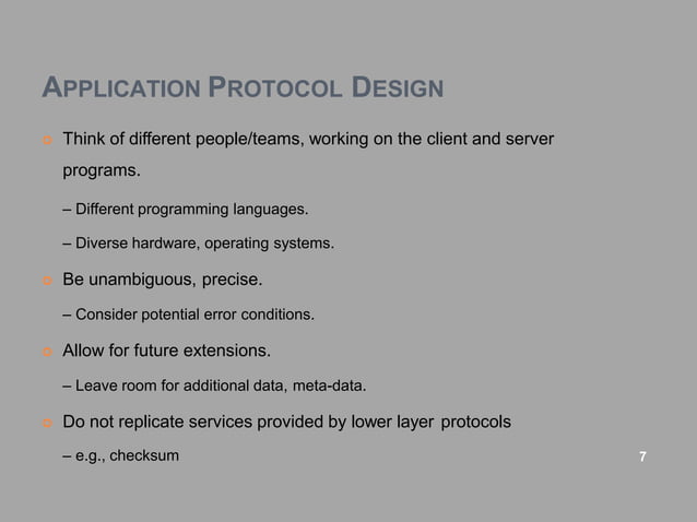 Application Layer Ppt