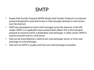 OSI Application layer. tcp/ip application layer | PPTX
