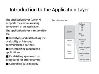 OSI Application layer. tcp/ip application layer | PPTX