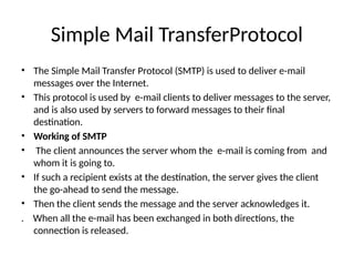 Overview of Application Layer in OSI Model | PPTX