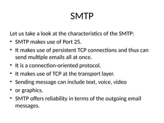 Overview of Application Layer in OSI Model | PPTX