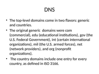 Overview of Application Layer in OSI Model | PPTX