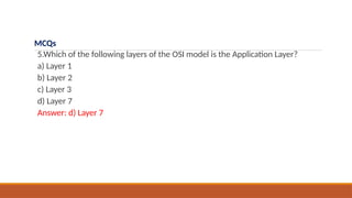 Application Layer in Computer Networks part 1 | PPTX