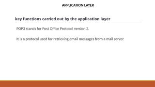 Application Layer in Computer Networks part 1 | PPTX