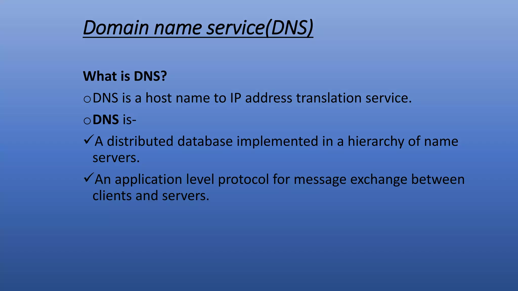 Application Layer In Network System Pptx