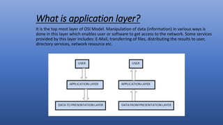 Application layer in network system | PPTX