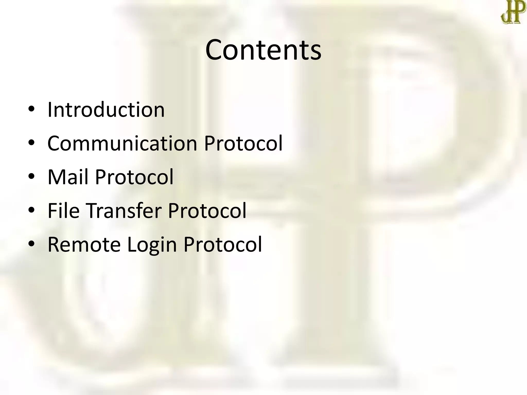 Remote Login and File Transfer Protocols | PPTX