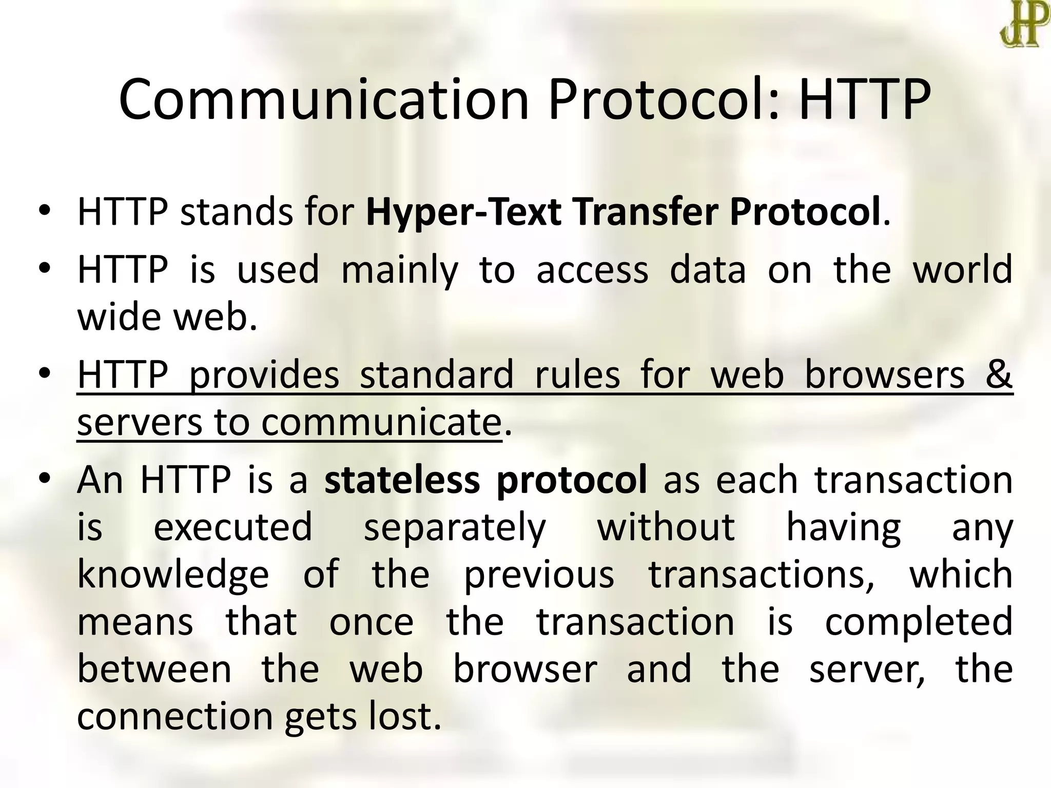 Remote Login and File Transfer Protocols | PPTX