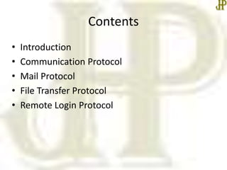 Remote Login and File Transfer Protocols | PPTX