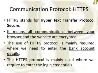 Remote Login and File Transfer Protocols | PPTX