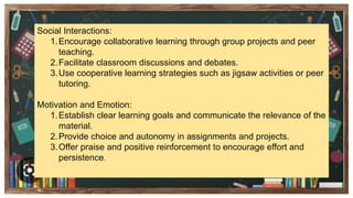 APPLICATION Learner-Centered Psychological Principles in the classroom.pptx