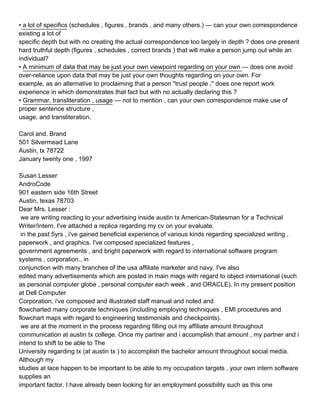 Application Letter | PDF