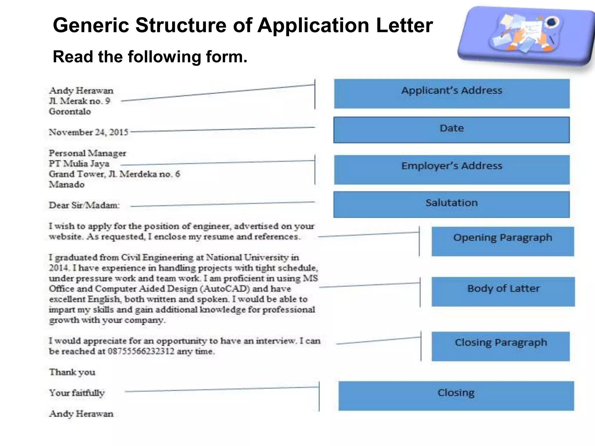 Application letter | PPT
