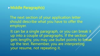 Application Letter for 12th grade Indonesia | PPTX