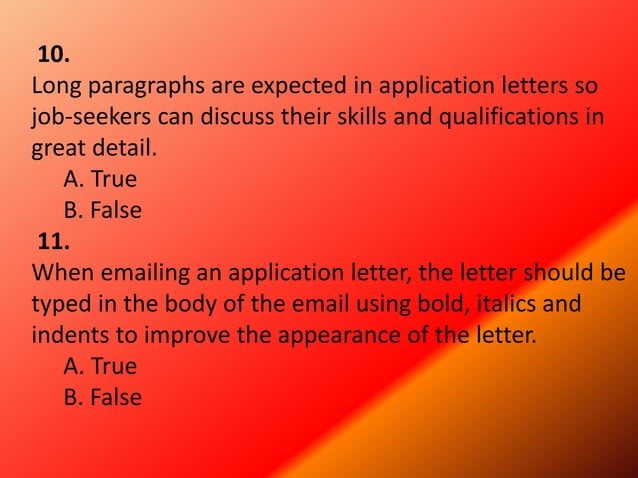 Application letter | PPT