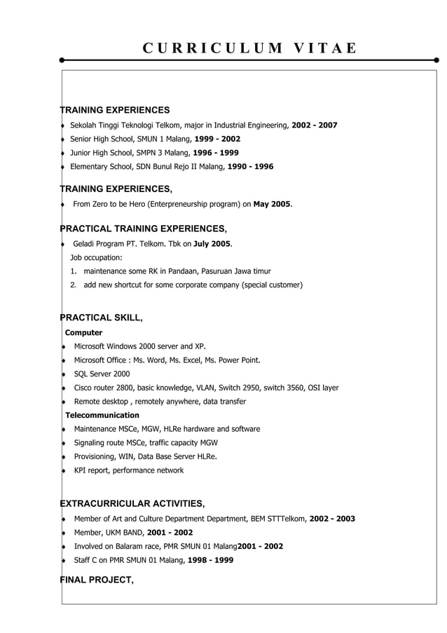 Application Letter & Cv | DOC | Computing | Technology & Computing