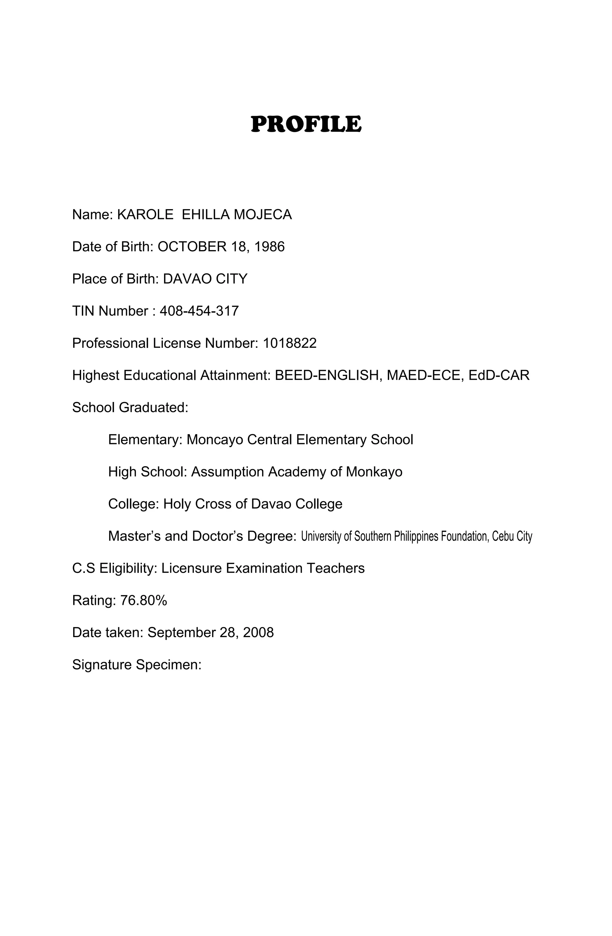 application letter FOR TEACHERS IN EDUCA | DOCX