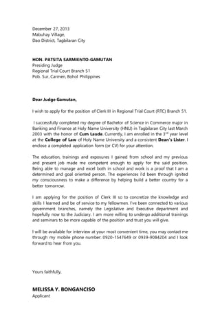 Application letter sample 2022 | DOC