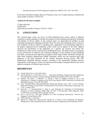 Application level scheduling (app les) in grid with quality of service (qos) | PDF