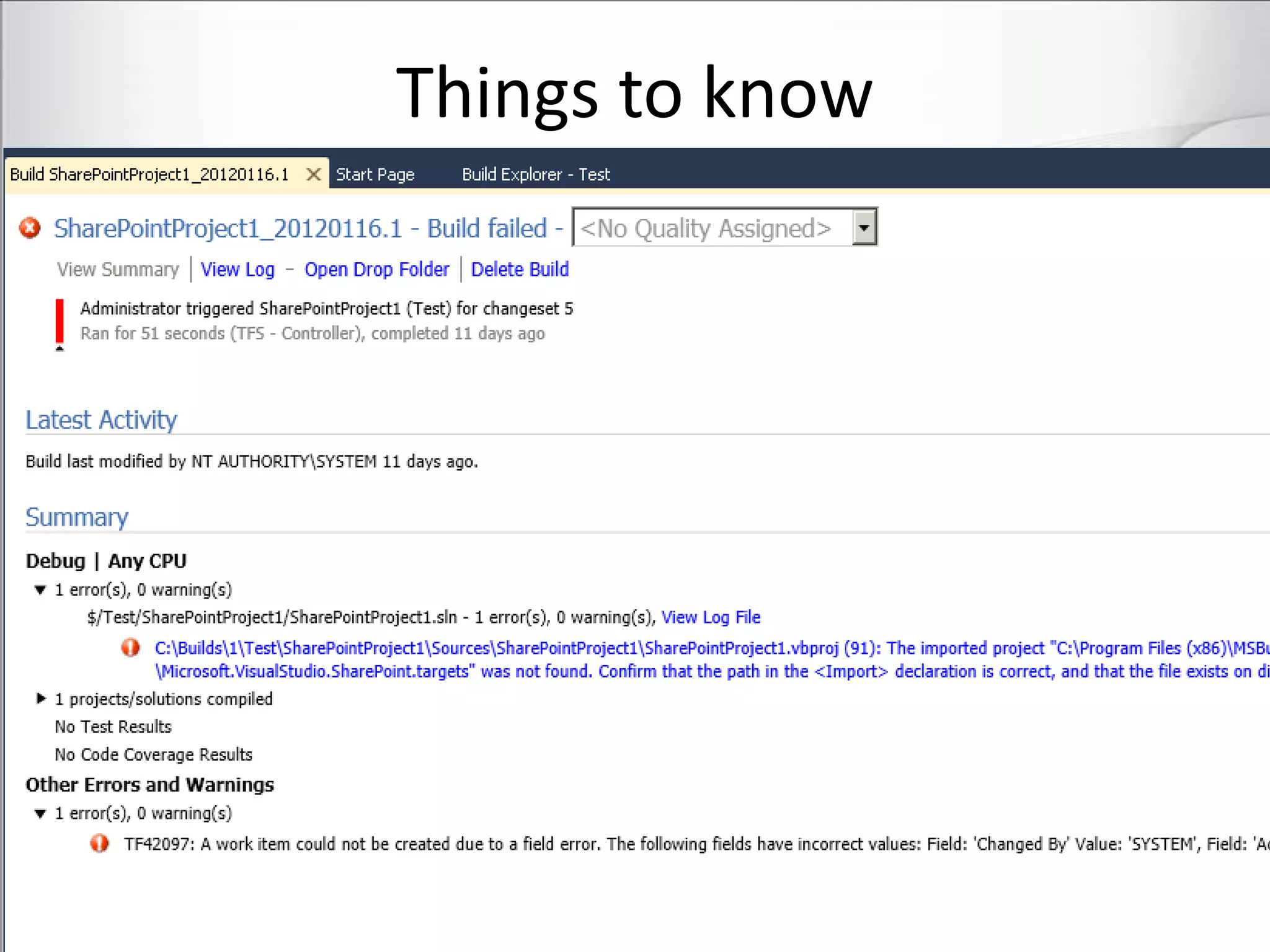 Application lifecycle management in SharePoint | PPTX