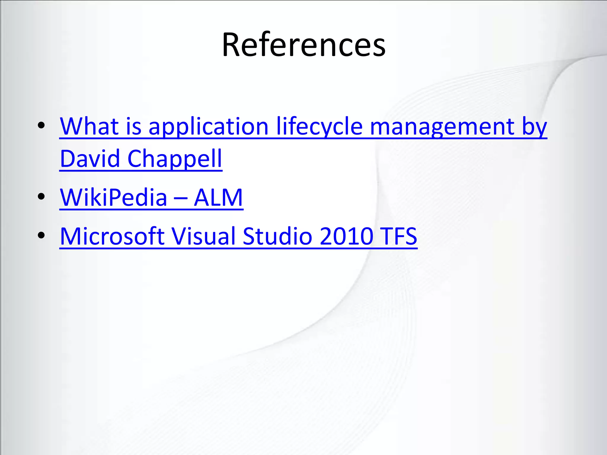 Application lifecycle management in SharePoint | PPTX