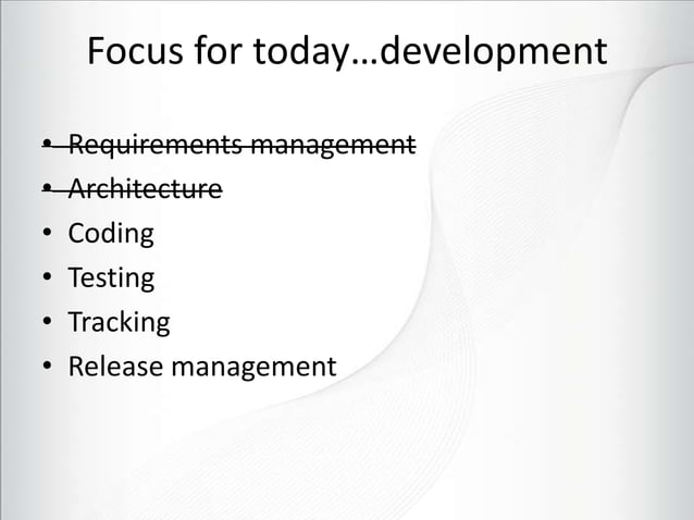 Application lifecycle management in SharePoint | PPT